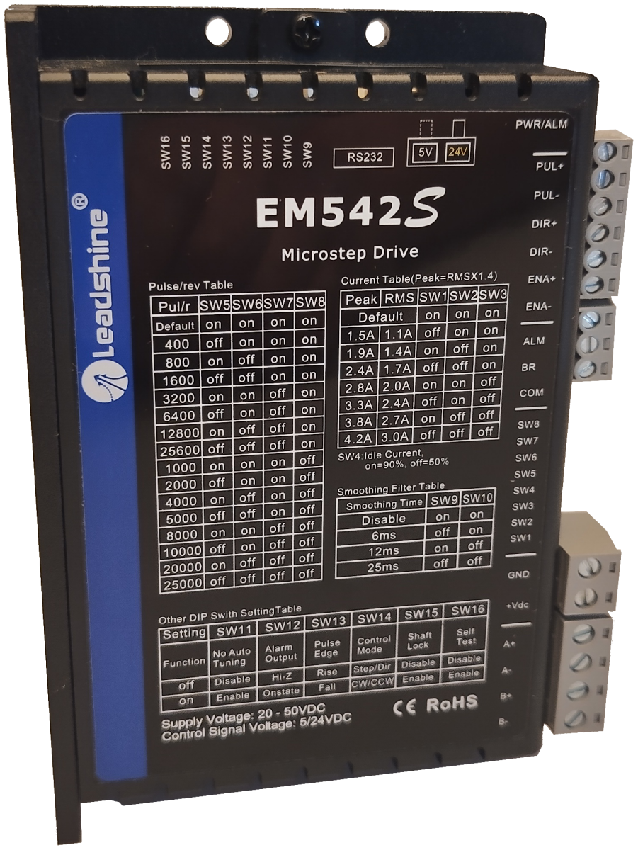 EM542S Stepper Motor Driver